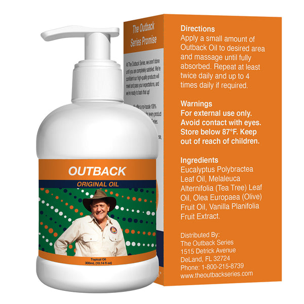 Outback Oil | 300mL Pump Bottle | Natural Relief - The Outback Series