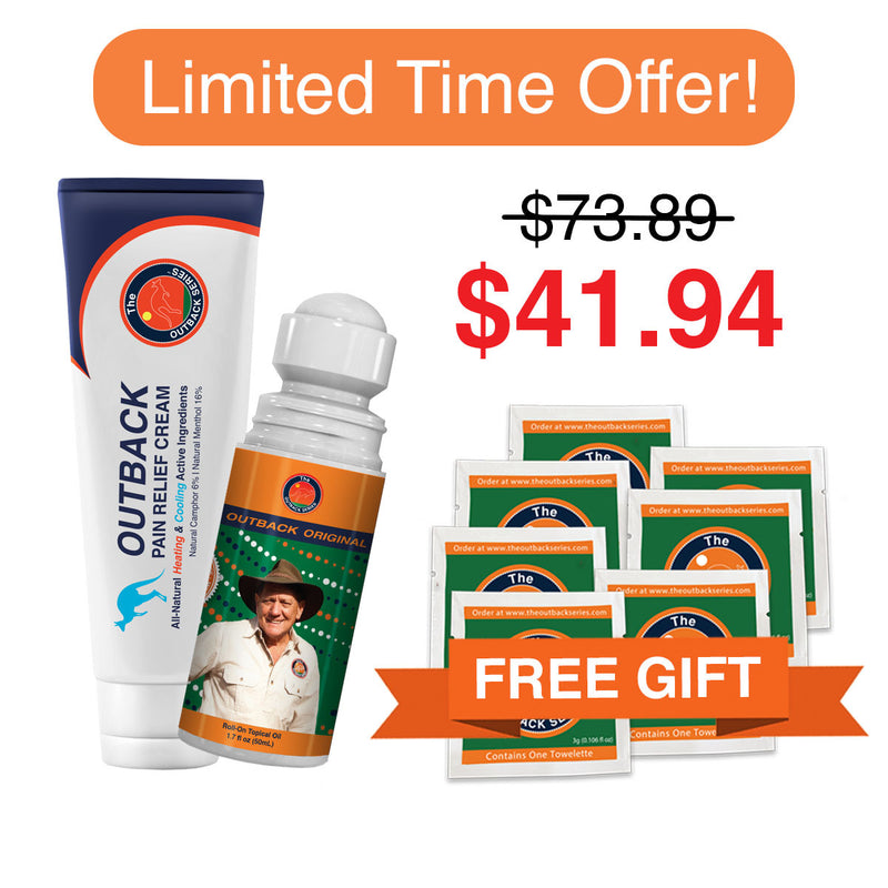 Outback Pain Cream & Oil | Pain Cream, Oil & 7-Day Pack | Pain Relief ...